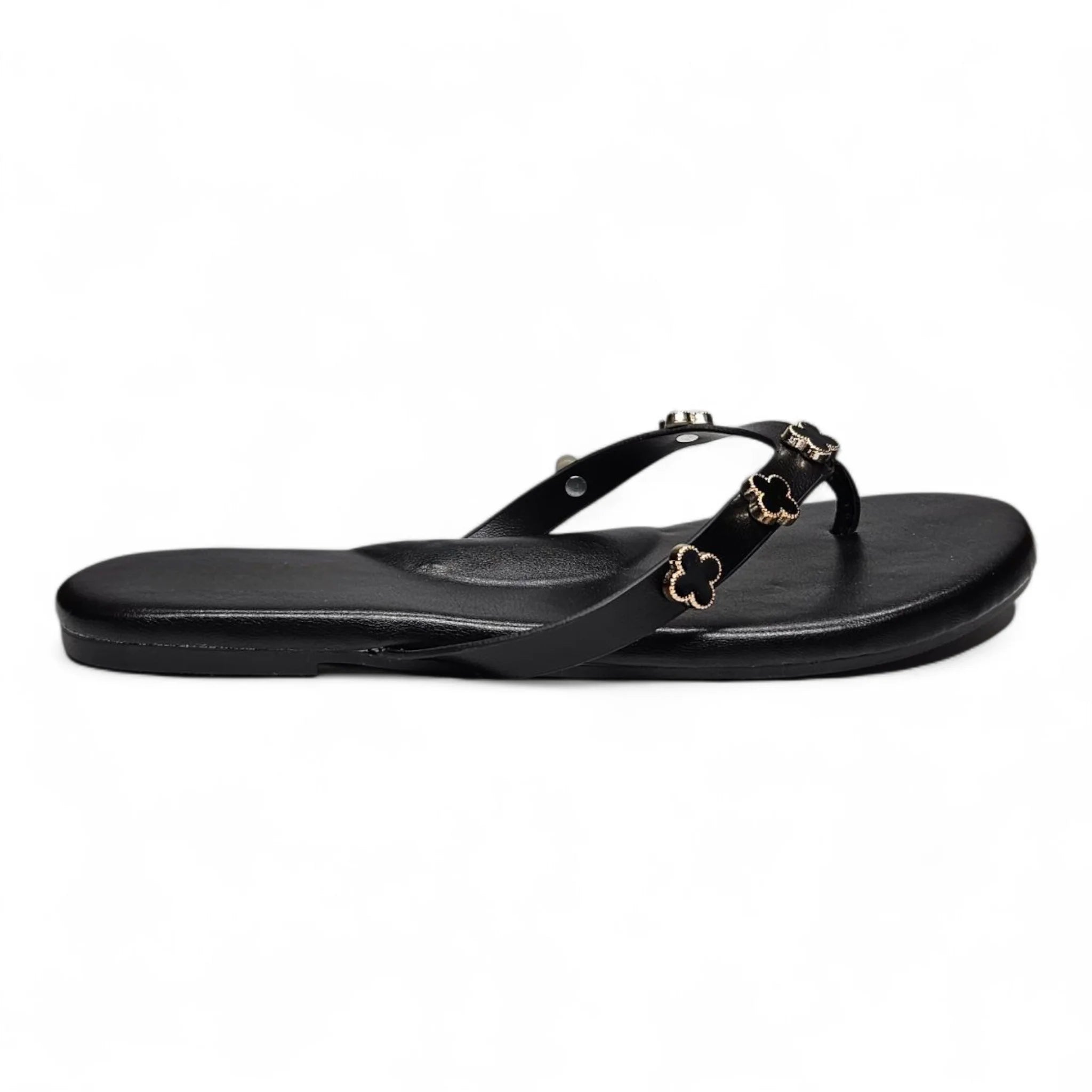 Squishy Clover Charms Thong Slide Sandals – Shoes On Del Mar